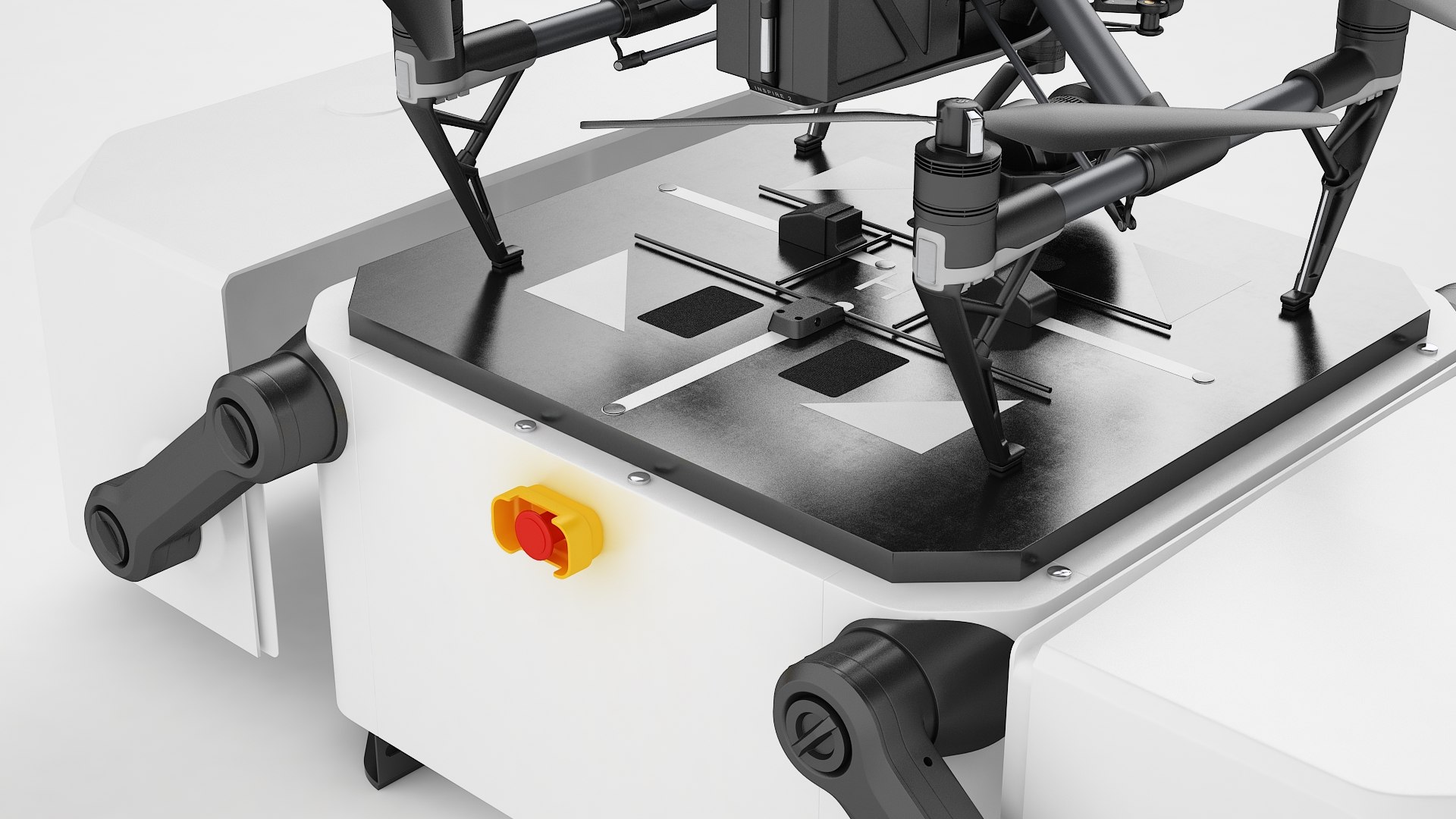 3D Model DJI DOCK Open Drone DJI Inspire 2 - TurboSquid 2002476