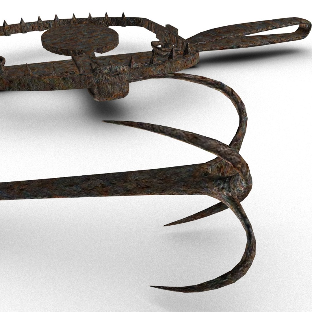 Rusty Bear Trap Model - TurboSquid 1379234