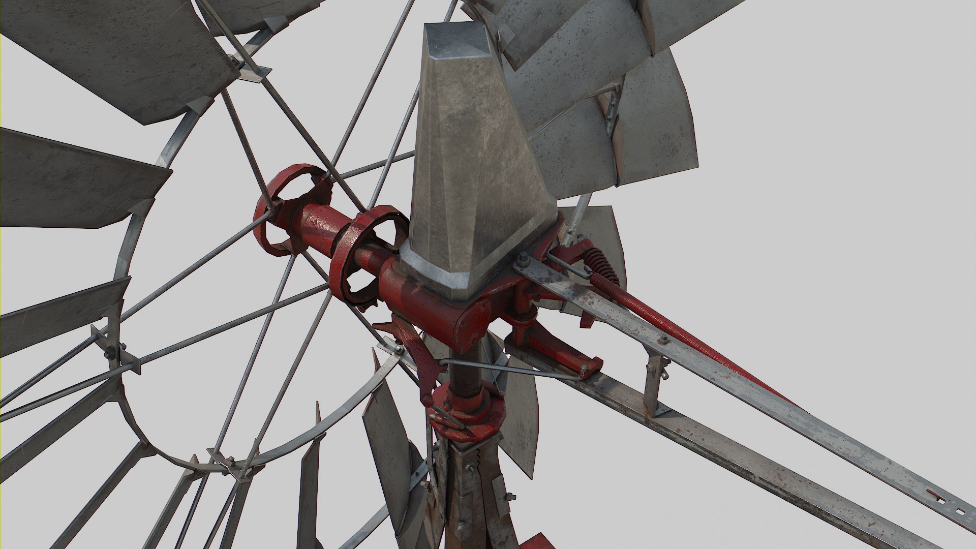 3D Old Windmill With Water Pump - TurboSquid 2216255