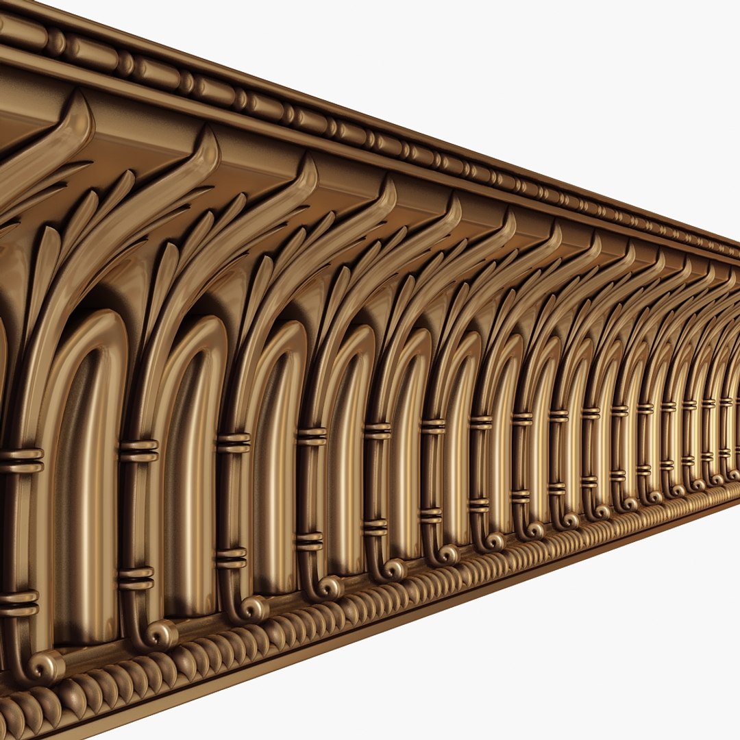 Decoration Molding Cornice 3D Model - TurboSquid 1488177