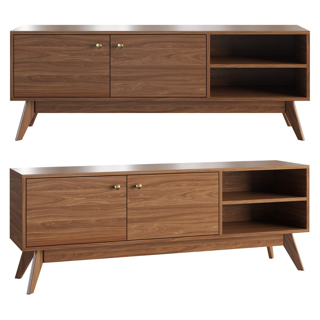 TV Cabinet Darke 3D Model - TurboSquid 2262740