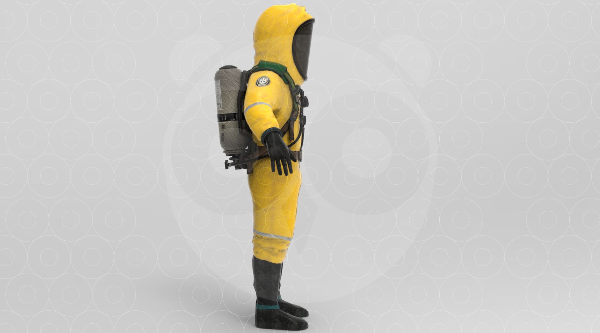 3D Model Hazmat Suit - TurboSquid 2108563