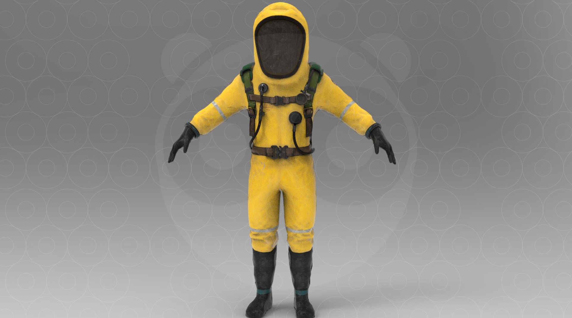 3D Model Hazmat Suit - TurboSquid 2108563