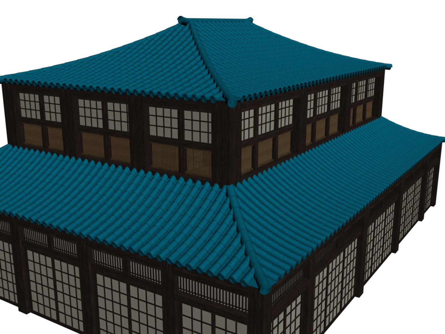 3d Martial Arts Dojo Model