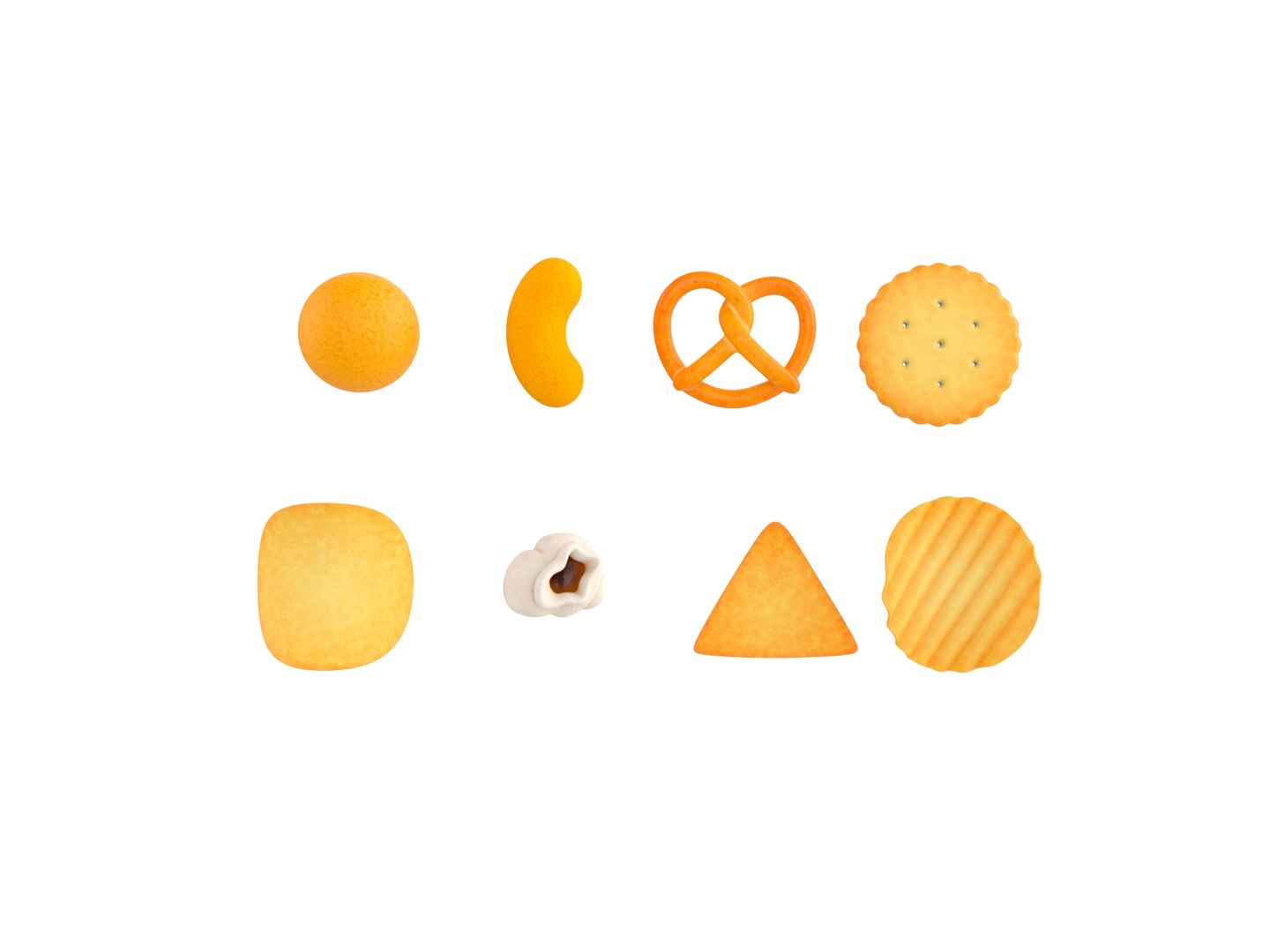 3D Snack Pack - TurboSquid 2151044