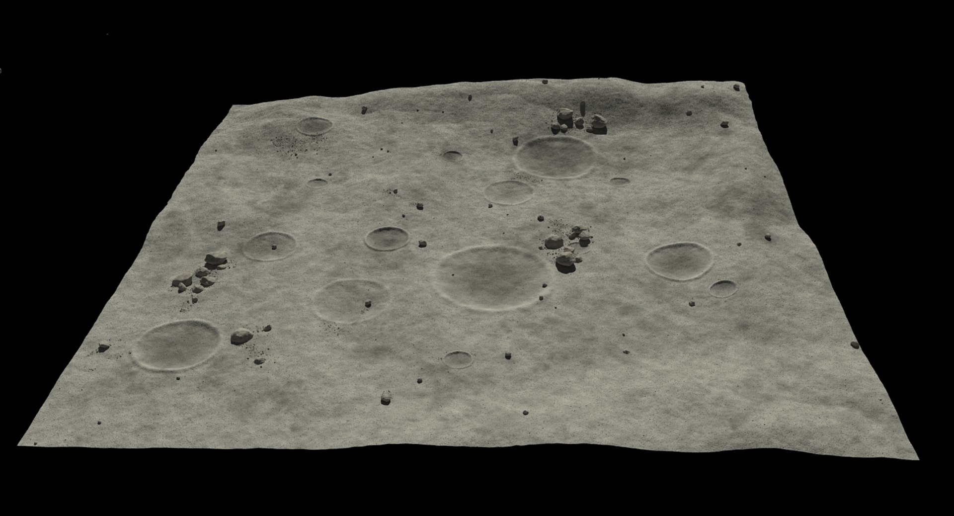 3d Lunar Surface