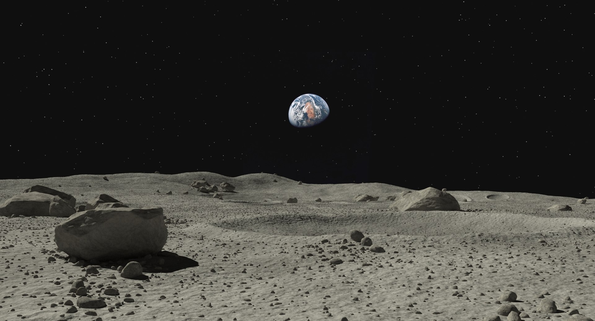3d Lunar Surface