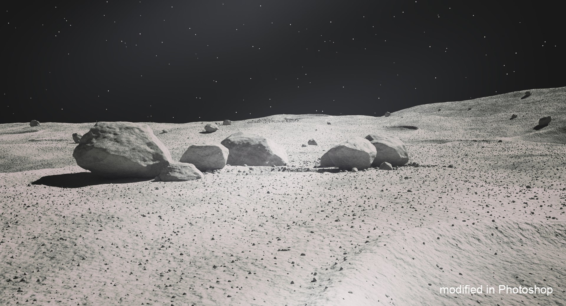 3d Lunar Surface
