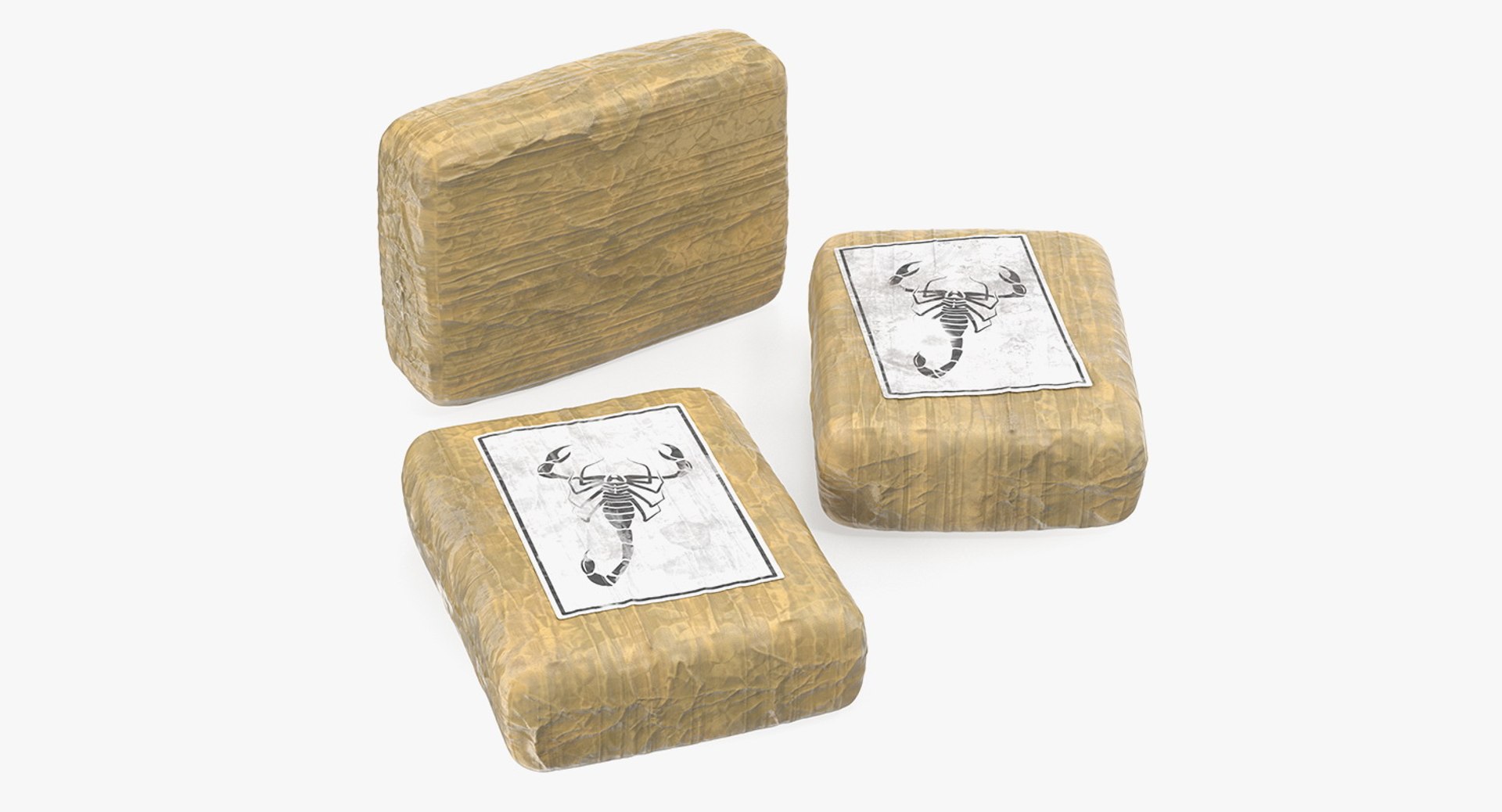 Cocaine Bricks Model - TurboSquid 1396103