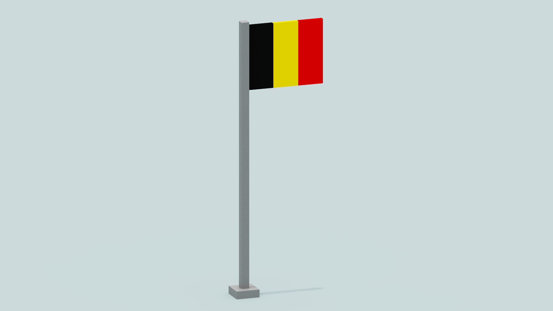 Belgium Flag 3D model - TurboSquid 1873749
