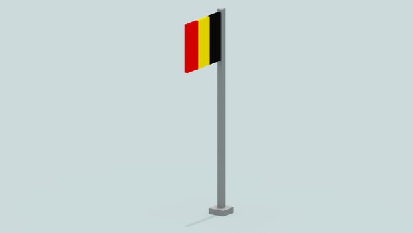 Belgium Flag 3D model - TurboSquid 1873749