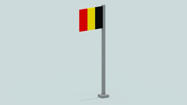 Belgium Flag 3D model - TurboSquid 1873749