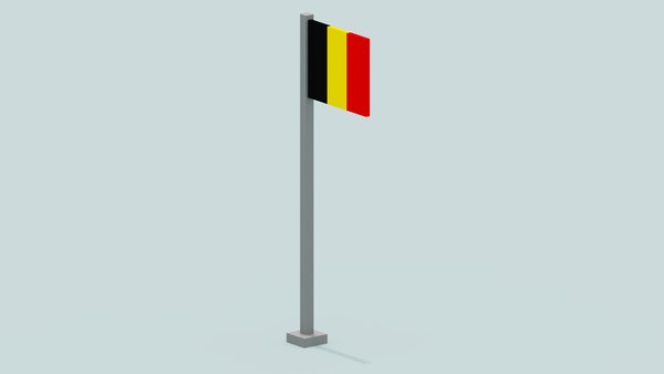 Belgium Flag 3D model - TurboSquid 1873749