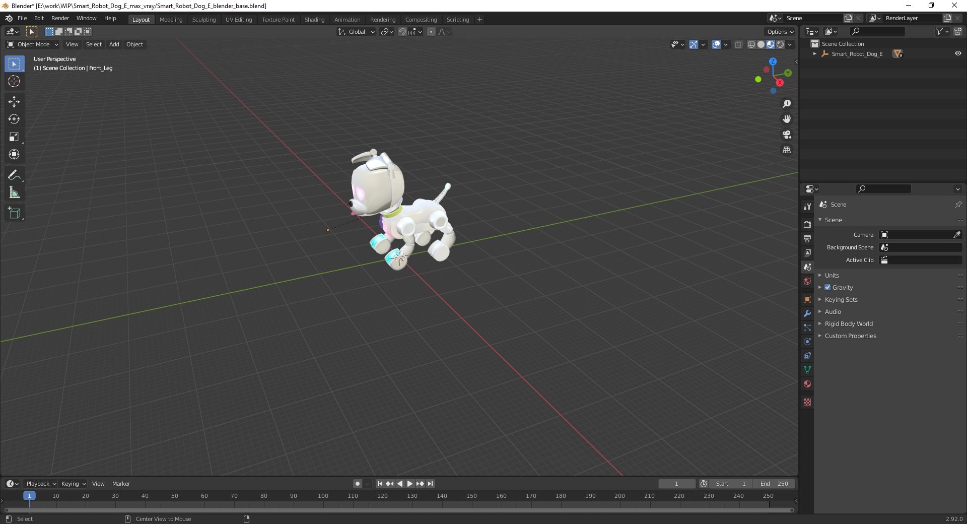 Smart Robot Dog E 3D model - TurboSquid 2070799