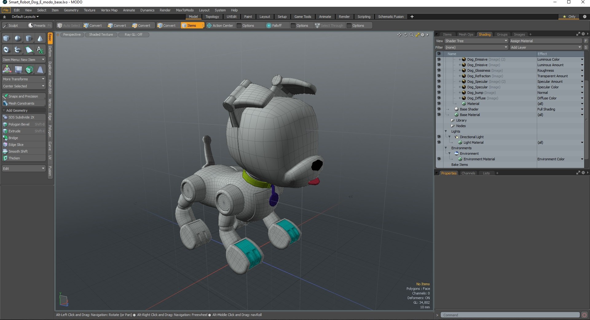 Smart Robot Dog E 3D model - TurboSquid 2070799