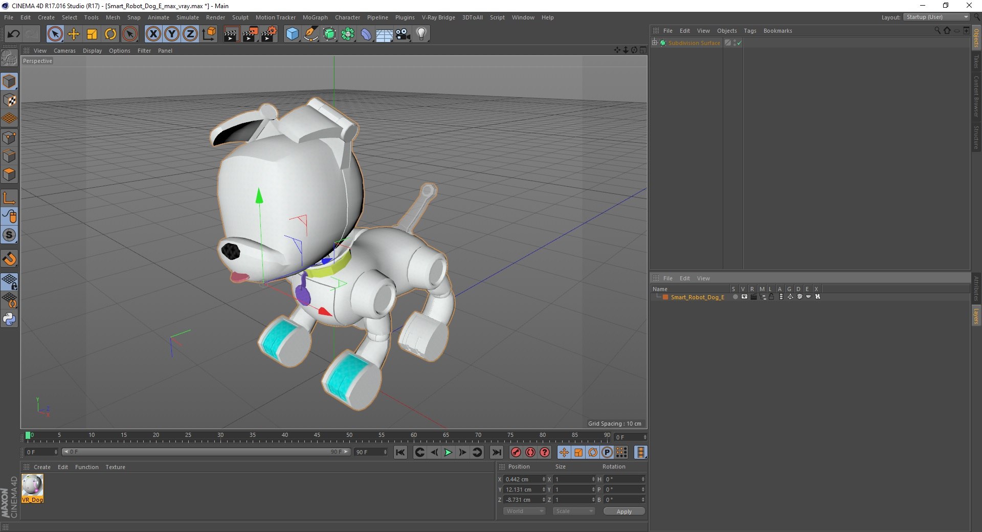 Smart Robot Dog E 3D model - TurboSquid 2070799