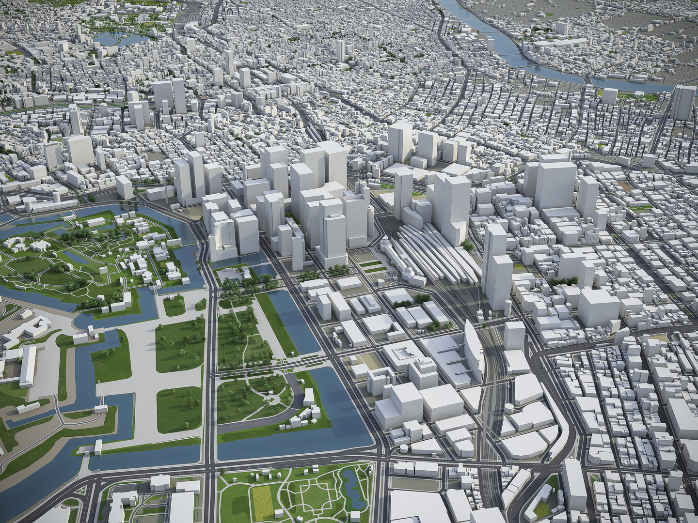 3D model tokyo area urban - TurboSquid 1334528