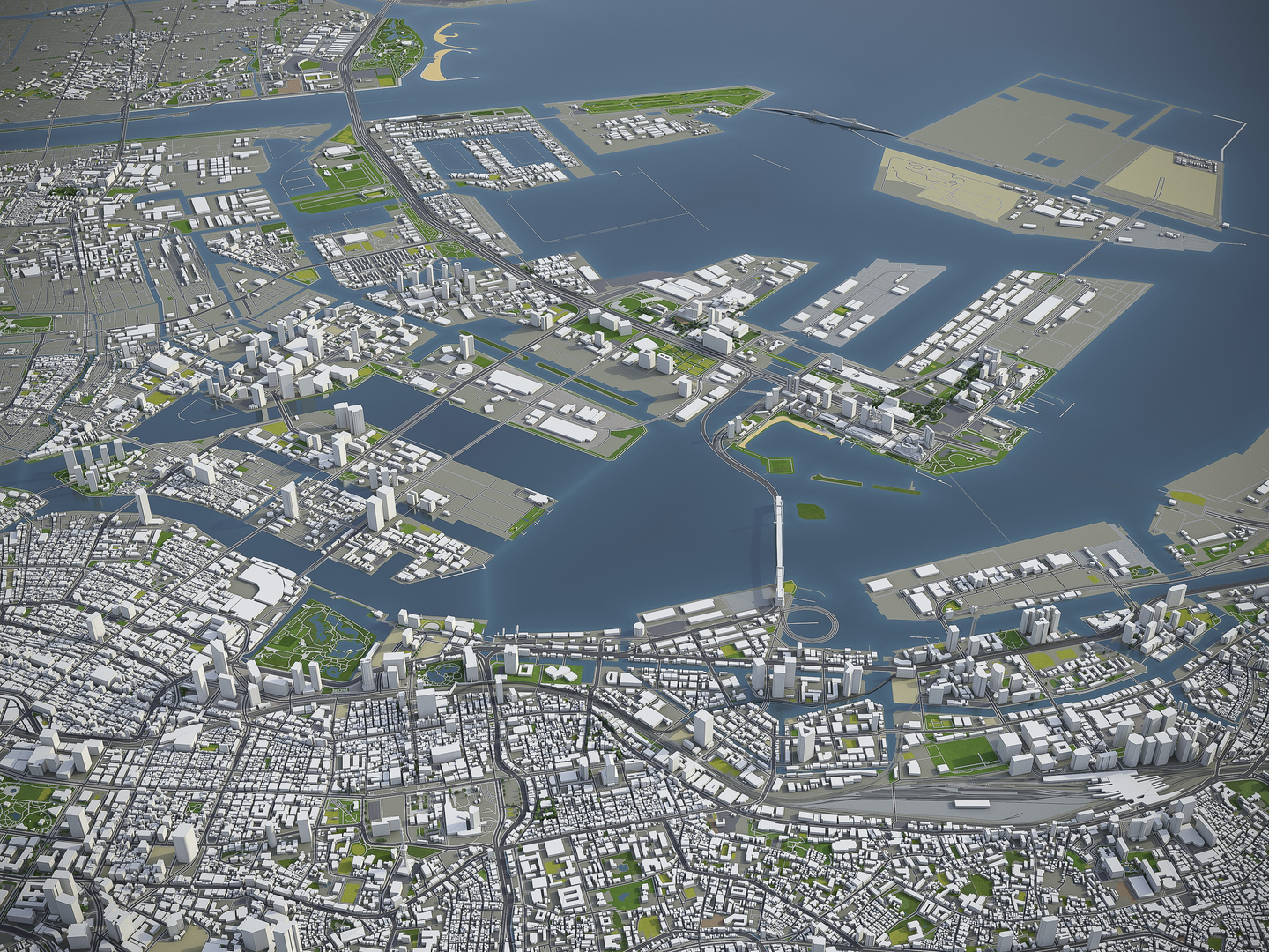 3D model tokyo area urban - TurboSquid 1334528