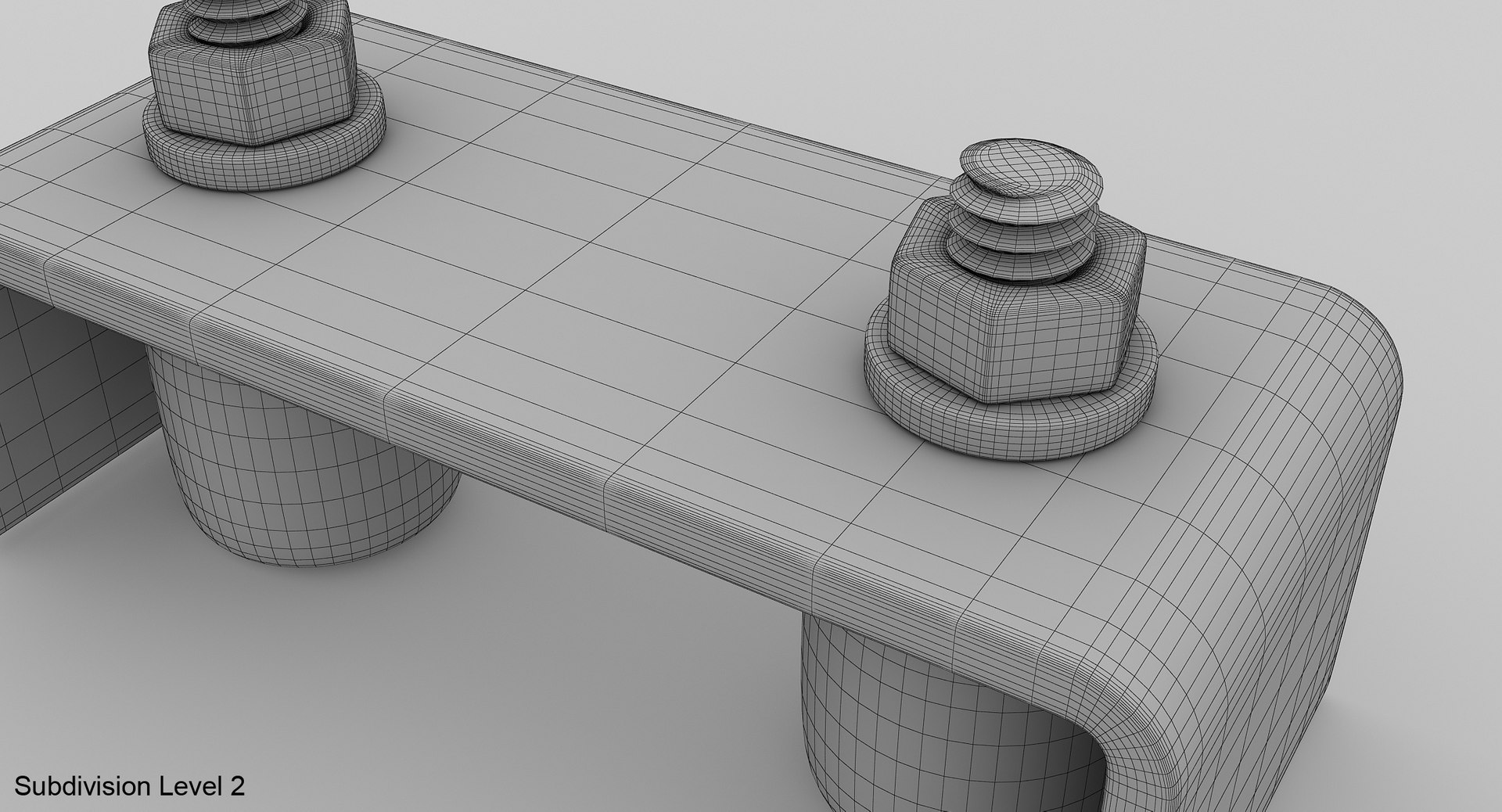 3d 3ds Automatic Gates Upper Roller
