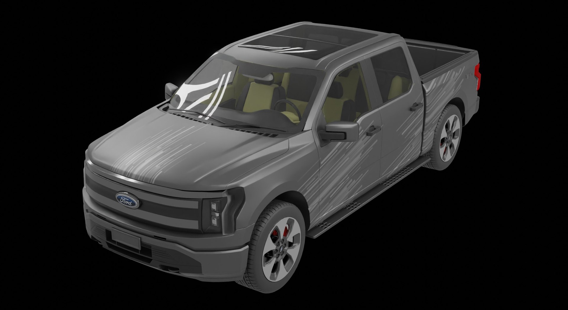 Ford Ranger 3D Model - TurboSquid 2229346