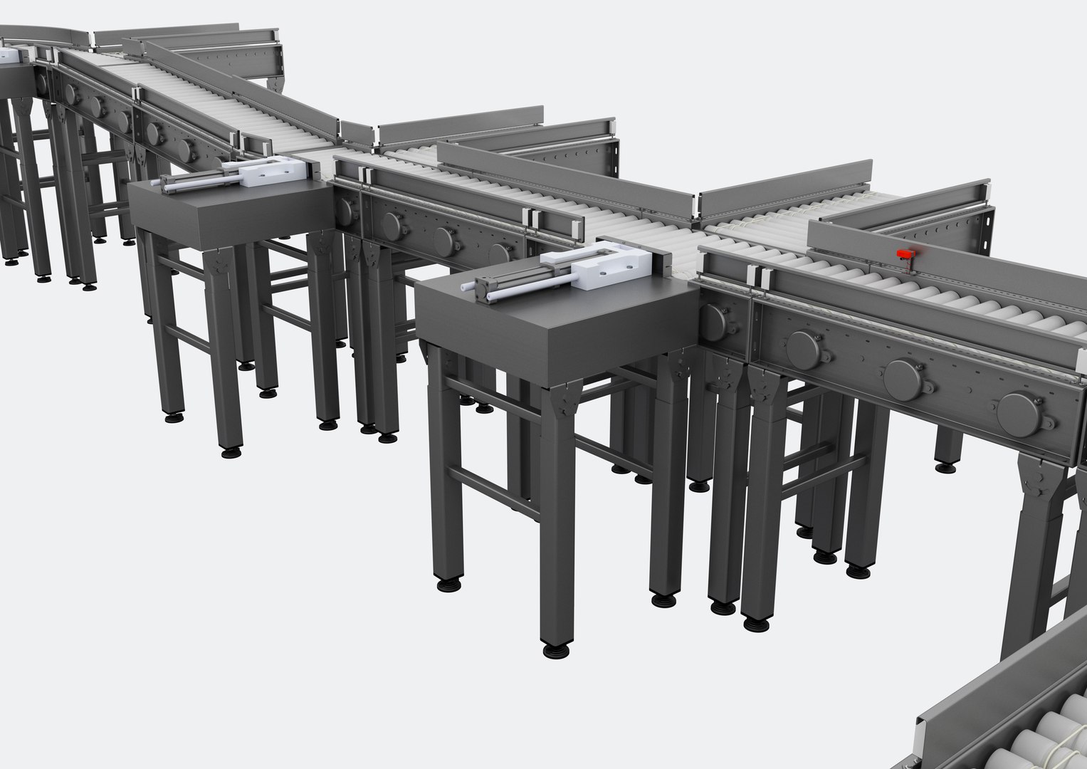 3D Roller Conveyor - TurboSquid 1295398