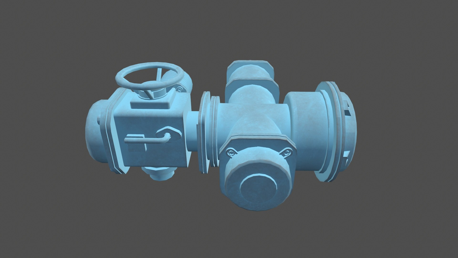 Gate Valve 3D Model - TurboSquid 2325088