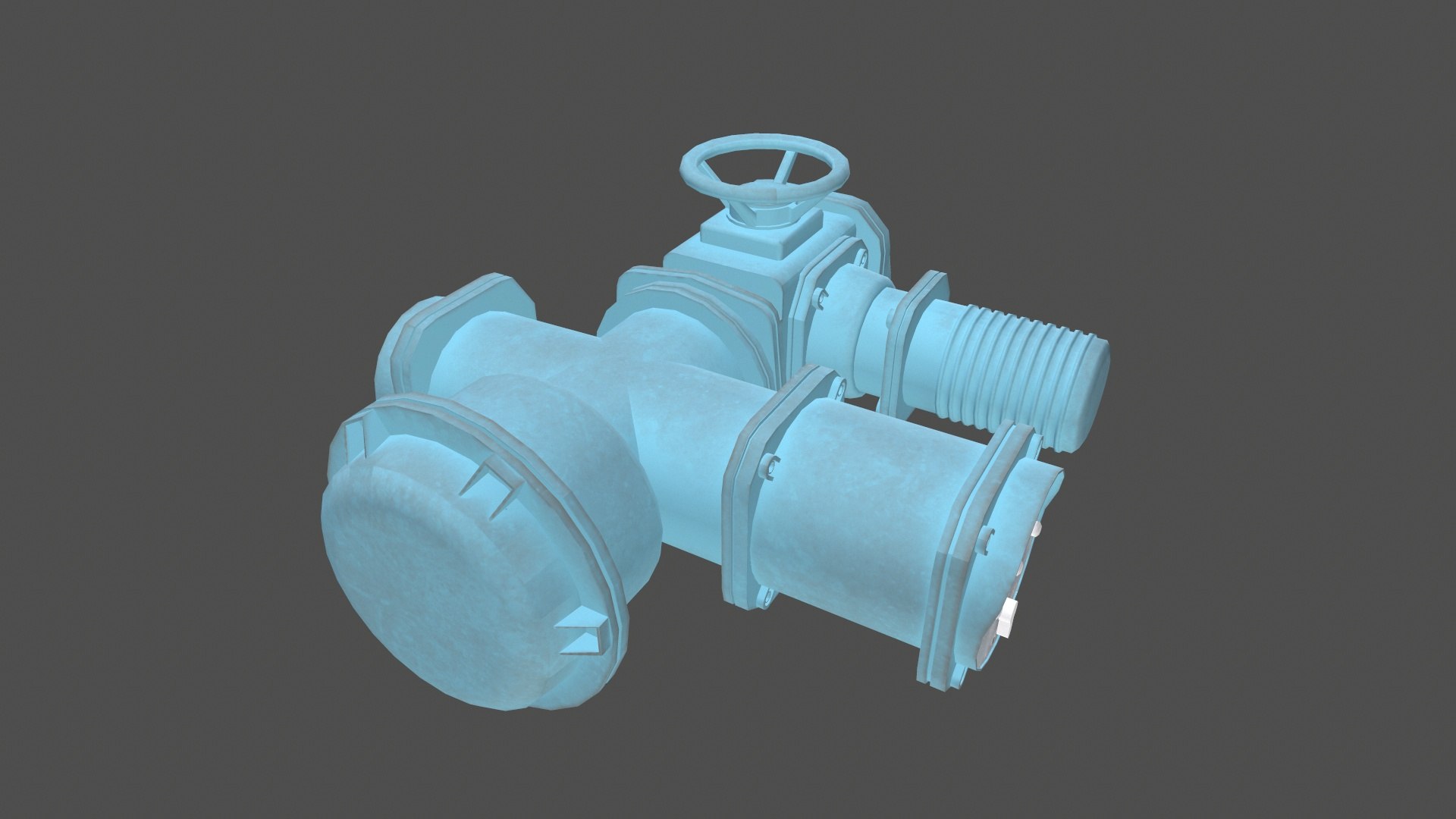 Gate Valve 3D Model - TurboSquid 2325088