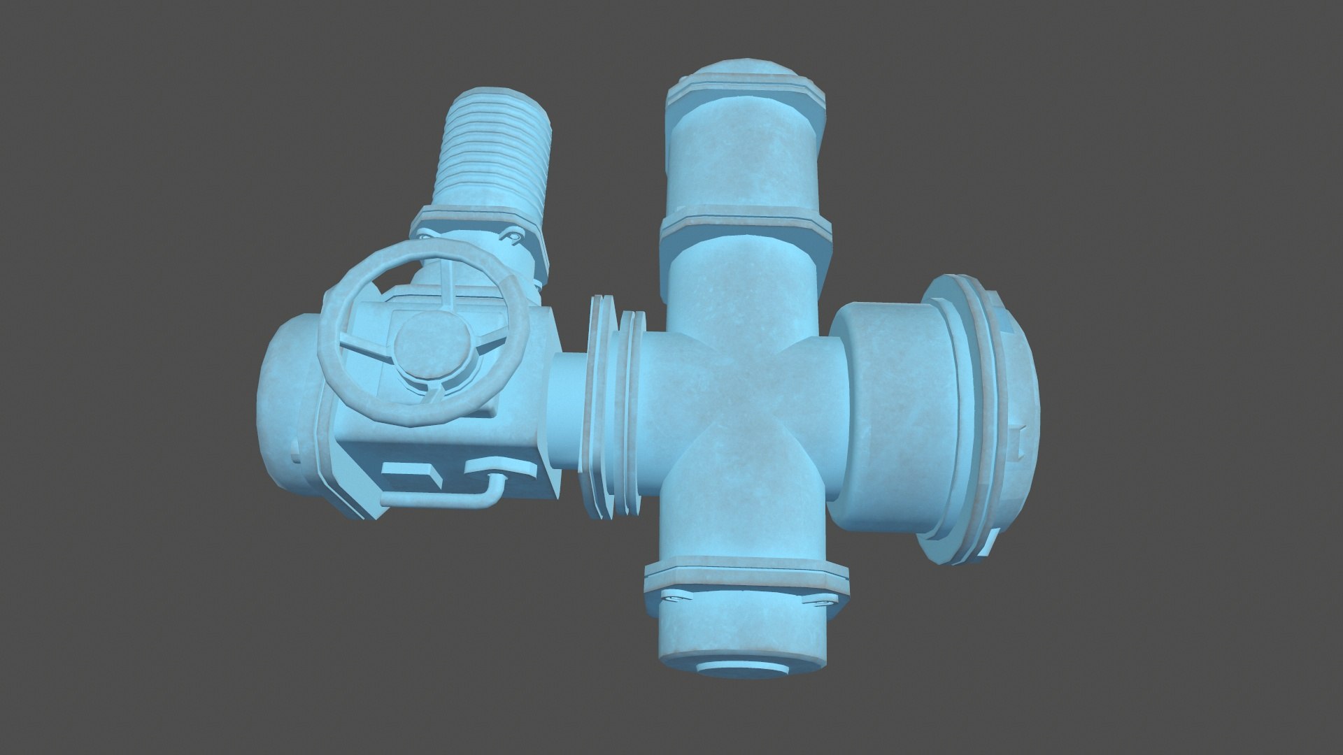 Gate Valve 3D Model - TurboSquid 2325088