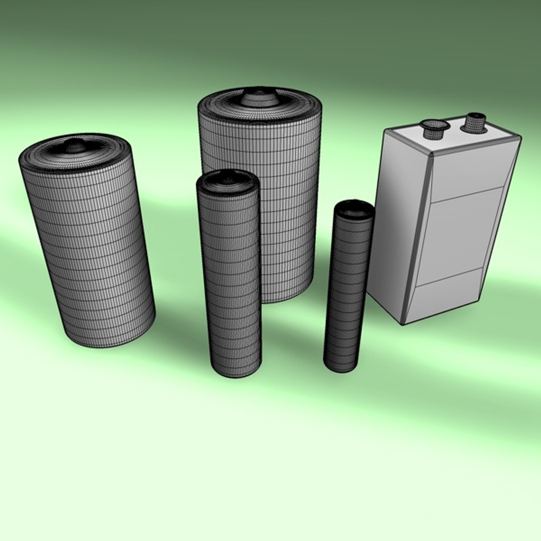 Batteries Cell 3d Model