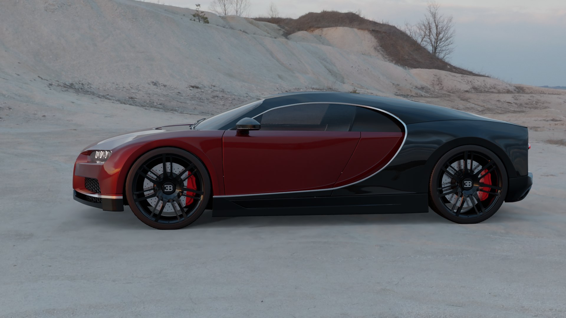 3D Bugatti Chiron Nfs Showroom Model - TurboSquid 1708667