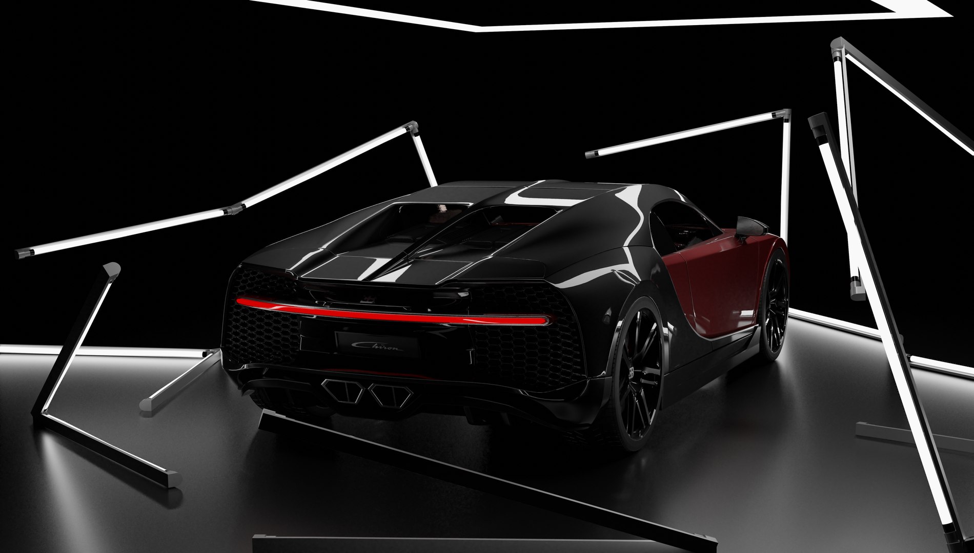 3D Bugatti Chiron Nfs Showroom Model - TurboSquid 1708667