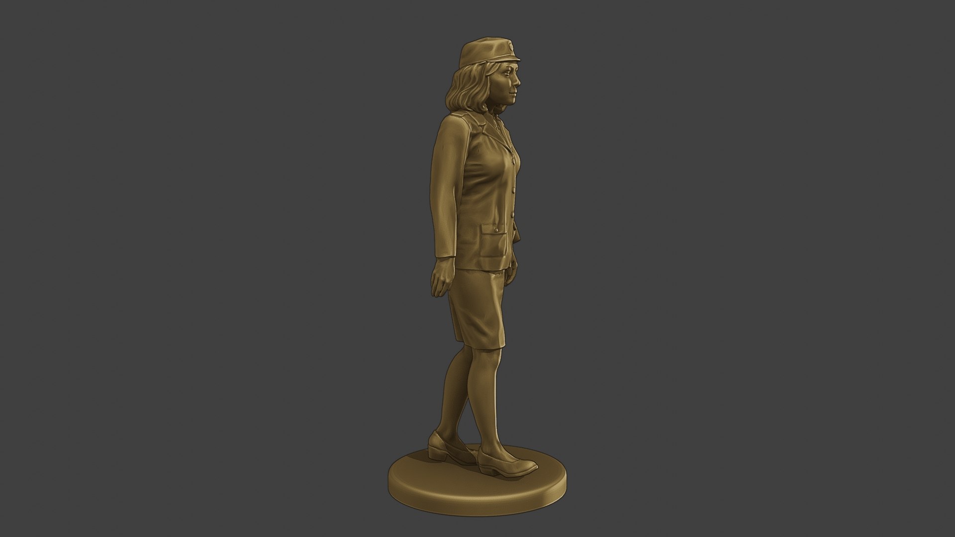 3D CzechoSlovak Female Communist Police FCCP1 2 - TurboSquid 1997410