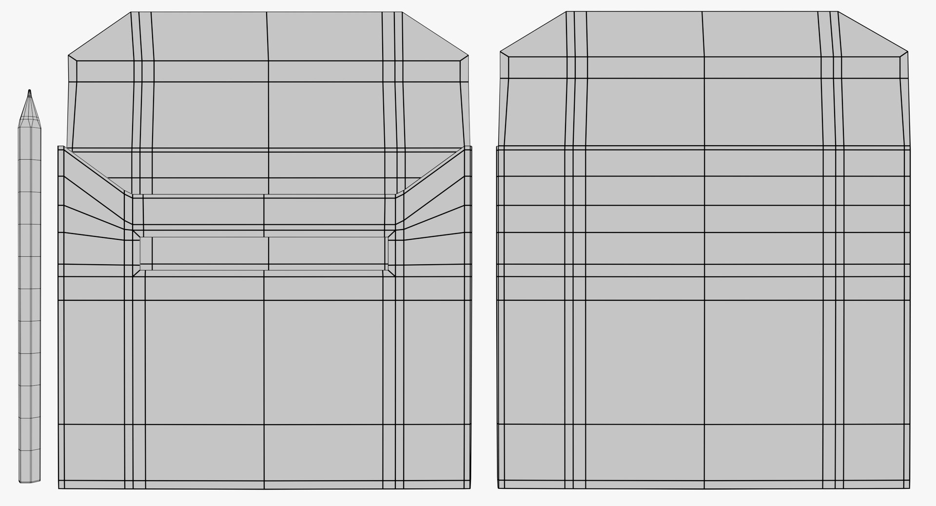 Colored Pencils Box 3D Model - TurboSquid 1384772