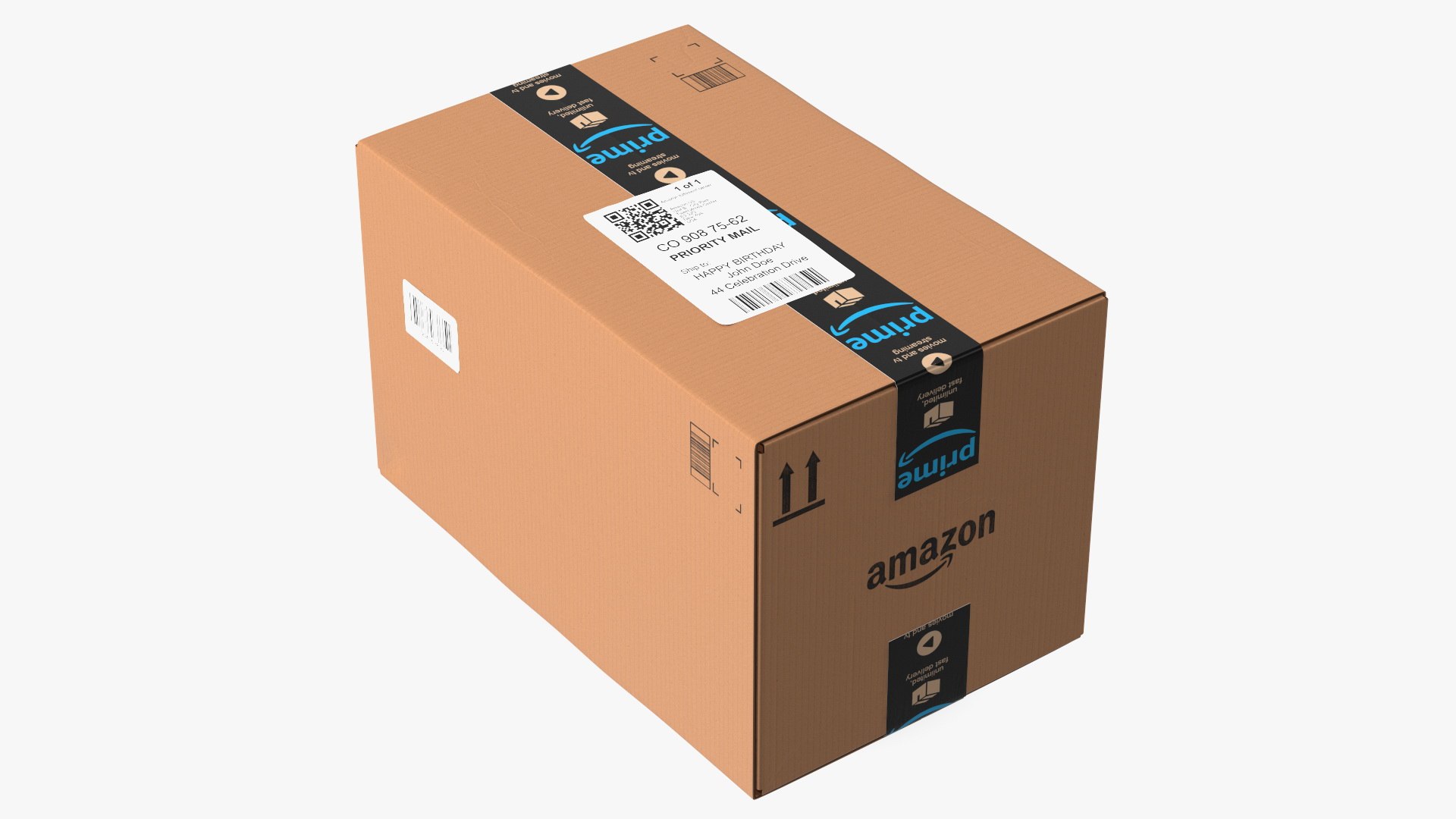 Amazon Parcels Box 41x26x26 3D - TurboSquid 1903043