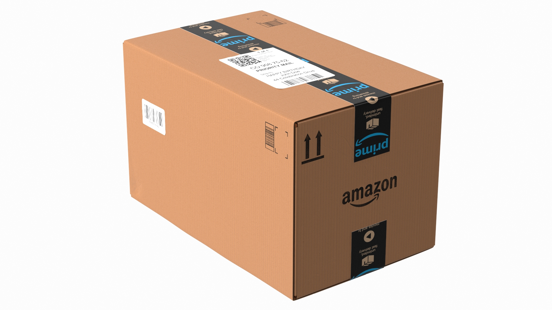 Amazon Parcels Box 41x26x26 3D - TurboSquid 1903043