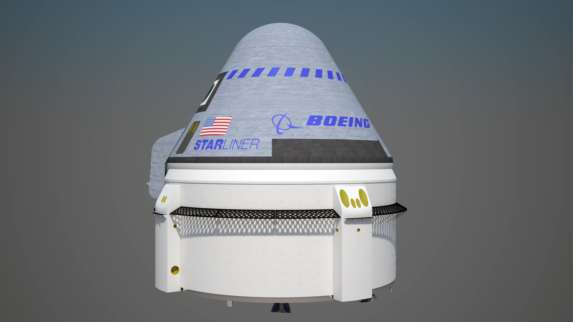 3D Boeing Starliner CST-100 Exterior - TurboSquid 1901696