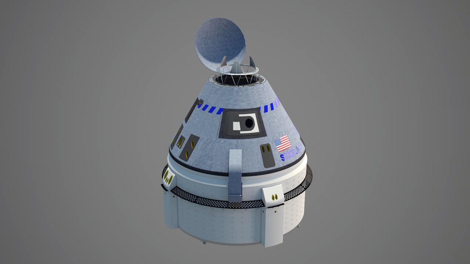 3D Boeing Starliner CST-100 Exterior - TurboSquid 1901696