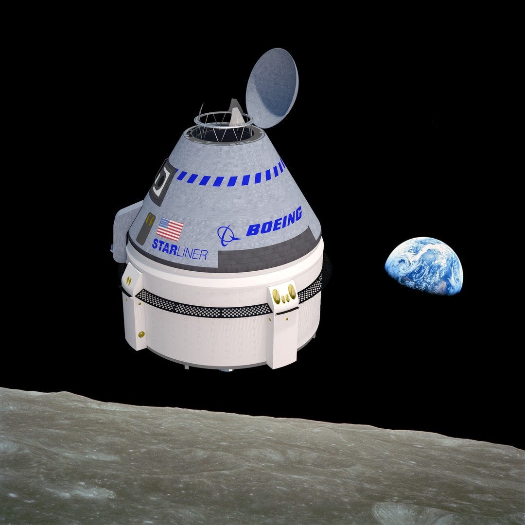 3D Boeing Starliner CST-100 Exterior - TurboSquid 1901696