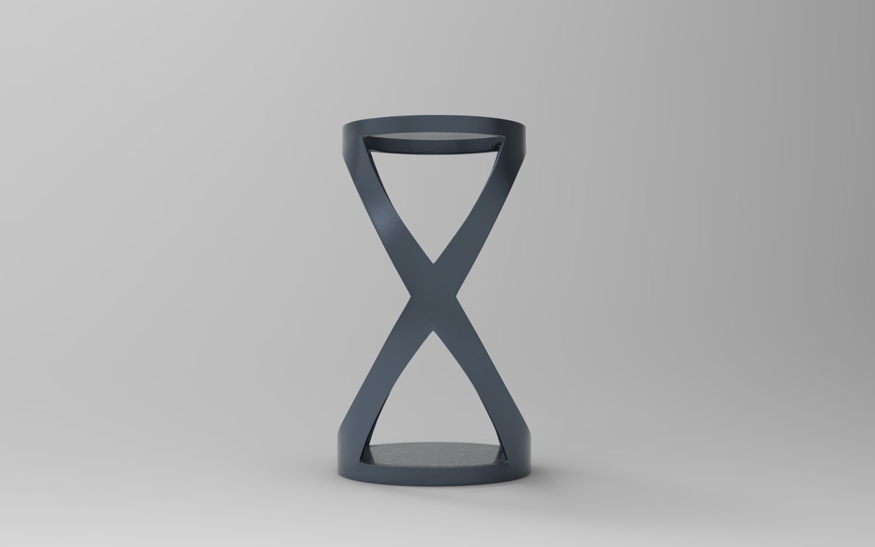 Hourglass Side Table model - TurboSquid 2059278