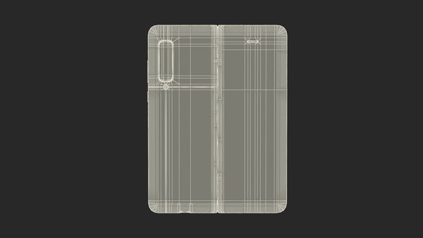 Samsung galaxy fold black 3D model - TurboSquid 1446958