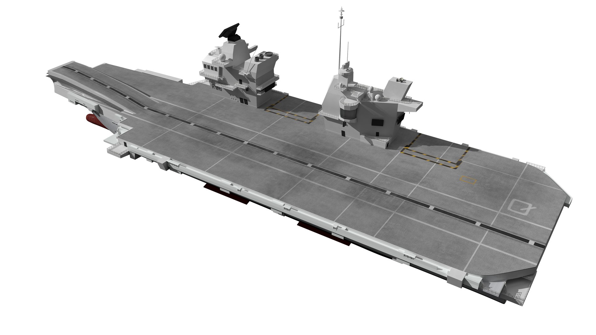 3D Queen Elizabeth-class Aircraft Carrier - TurboSquid 1779640
