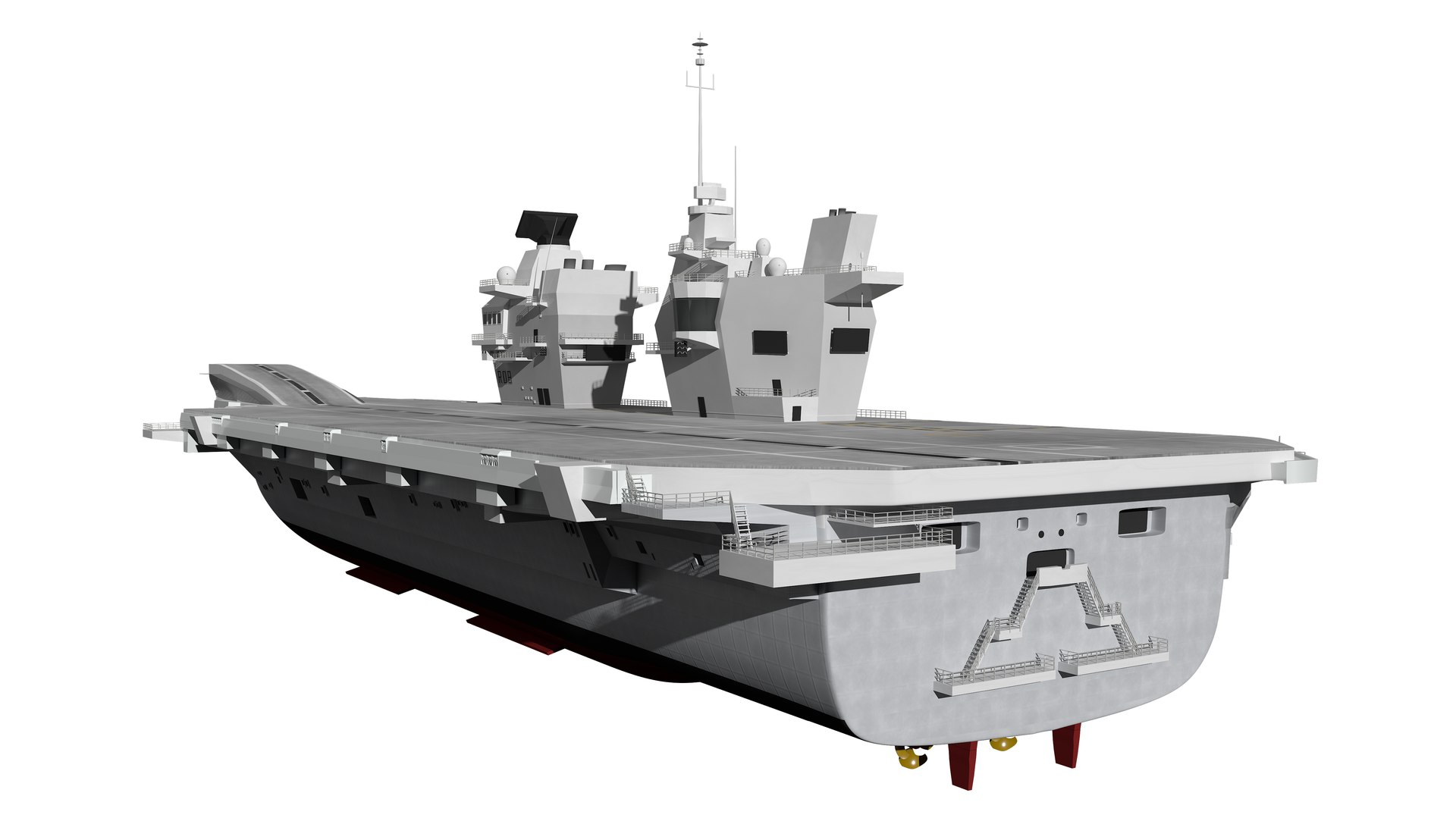 3D Queen Elizabeth-class Aircraft Carrier - TurboSquid 1779640