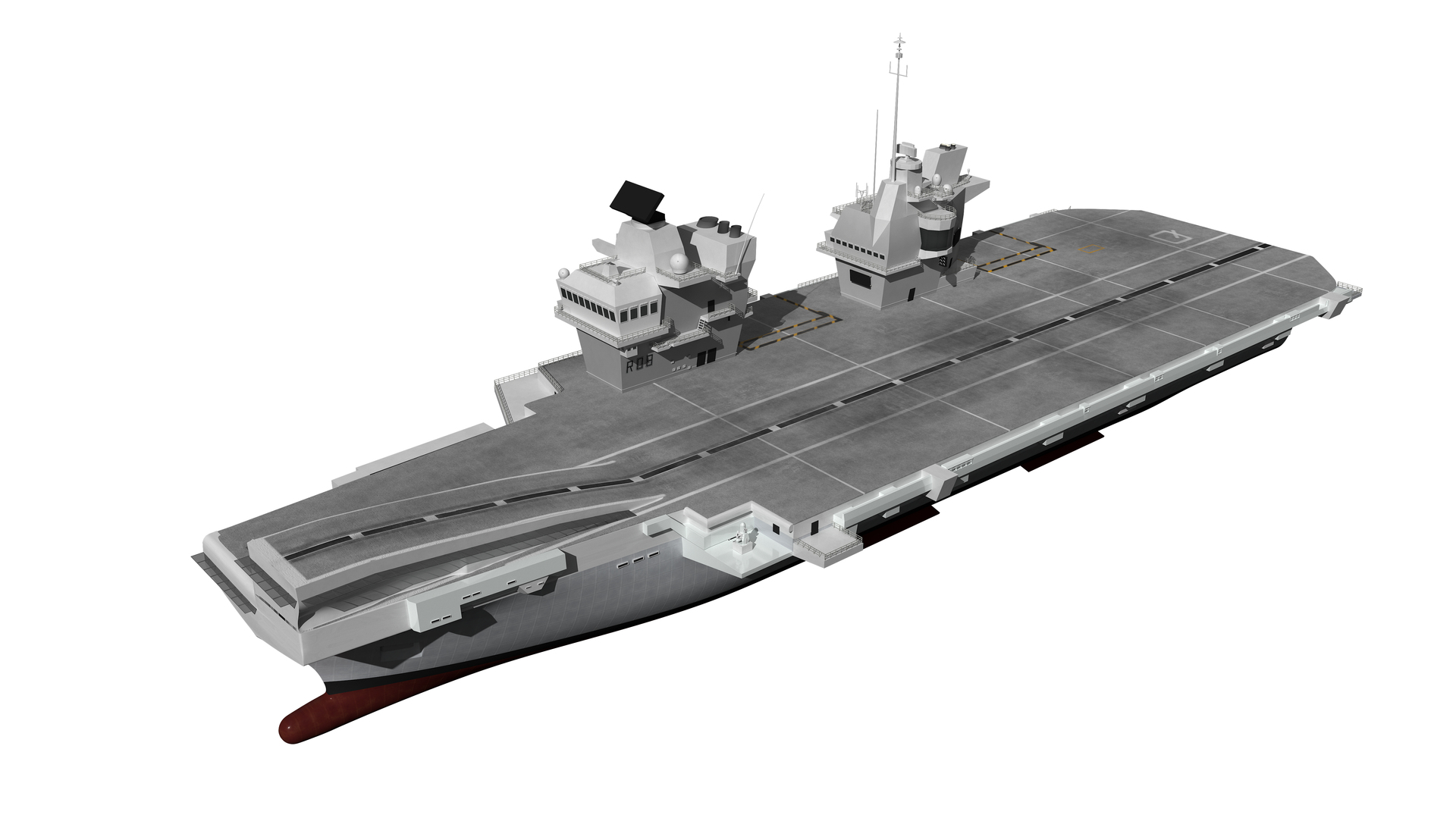3D Queen Elizabeth-class aircraft carrier - TurboSquid 1779640