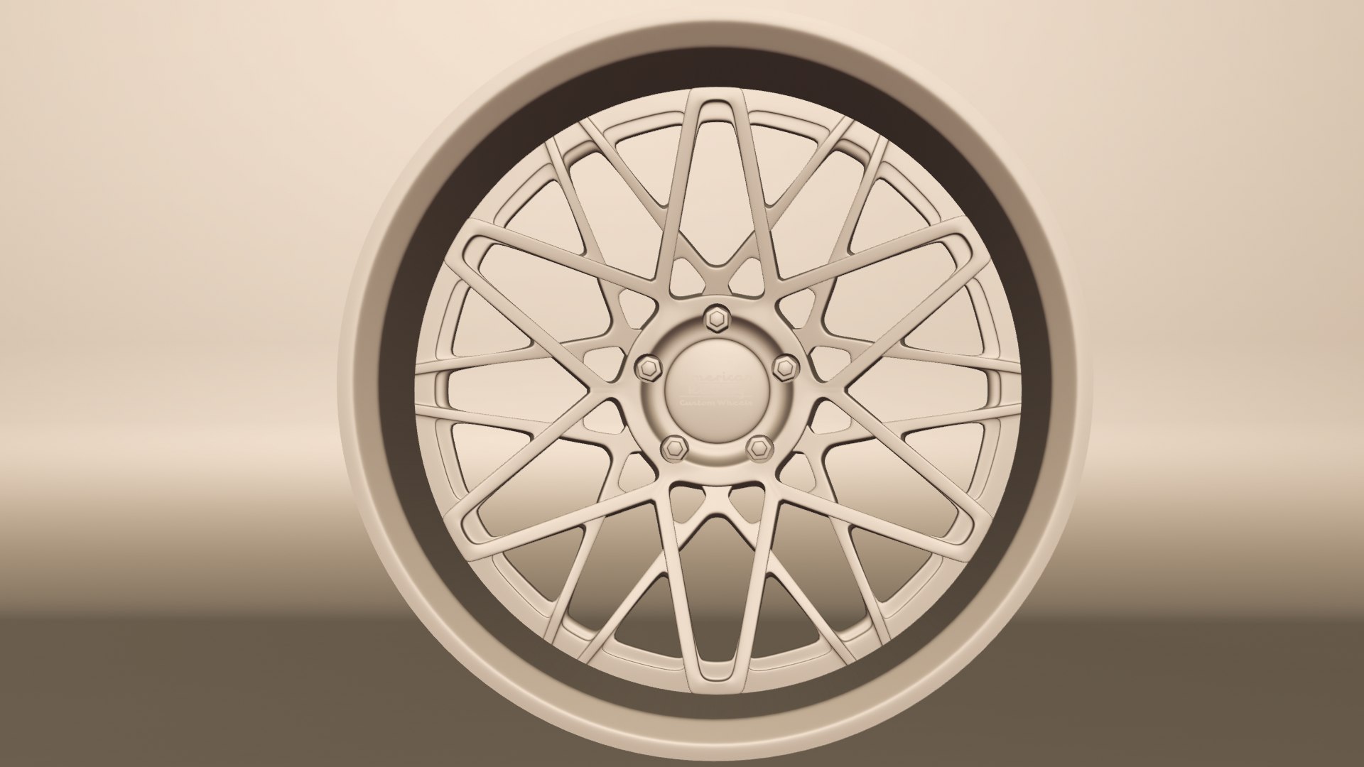 American Racing Wheel 3D - TurboSquid 2283465