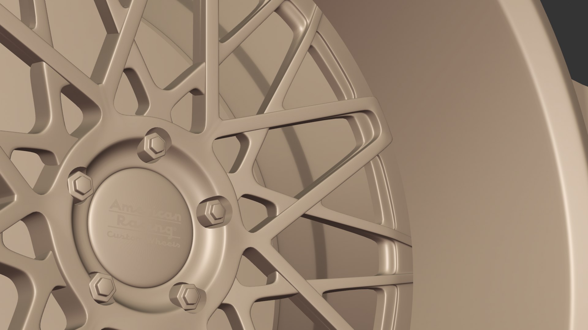 American Racing Wheel 3D - TurboSquid 2283465