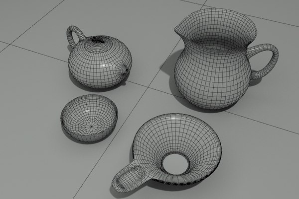 3d japanese pot fu cha