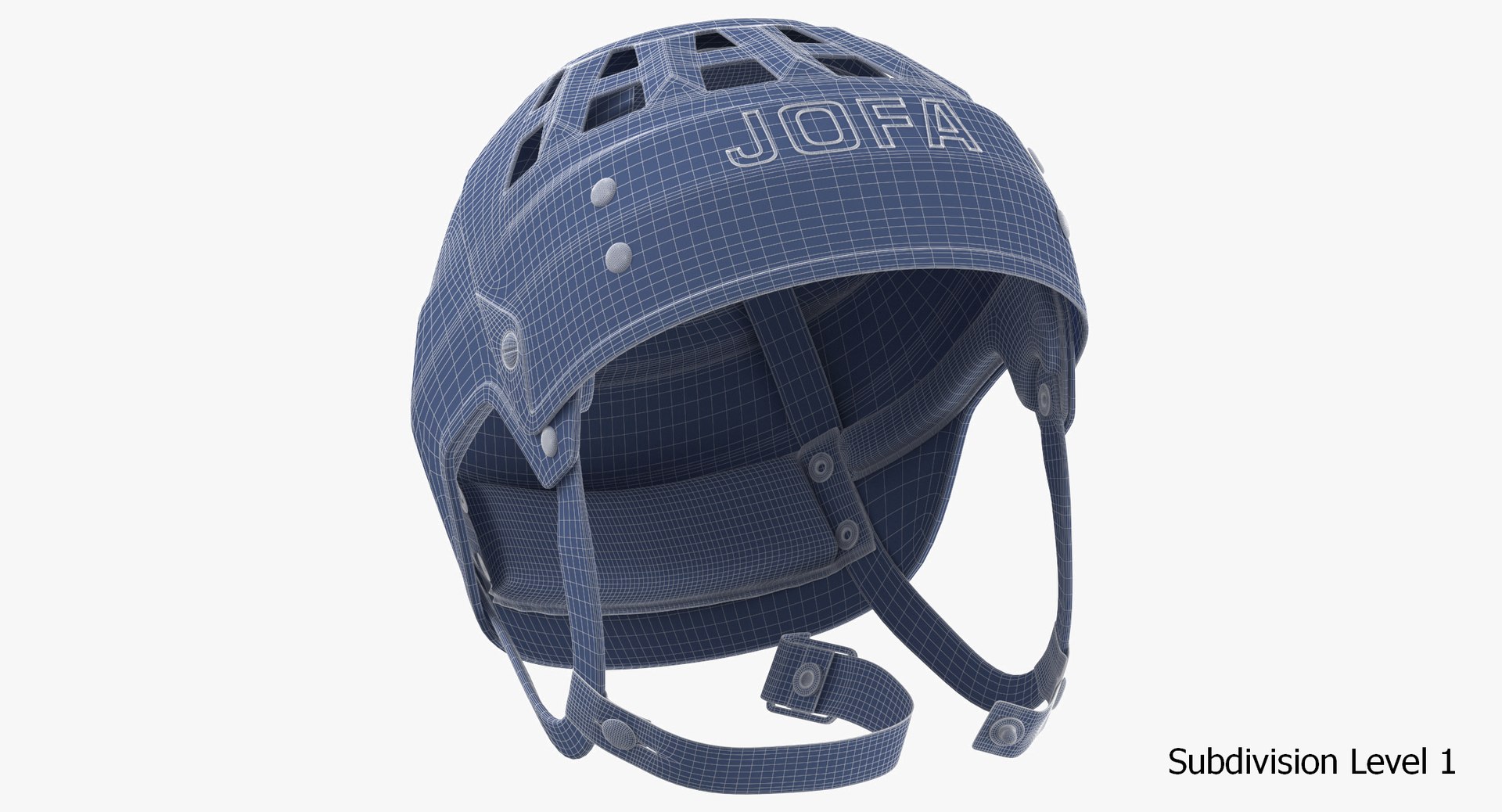 Jofa ice helmet laying 3D - TurboSquid 1461494