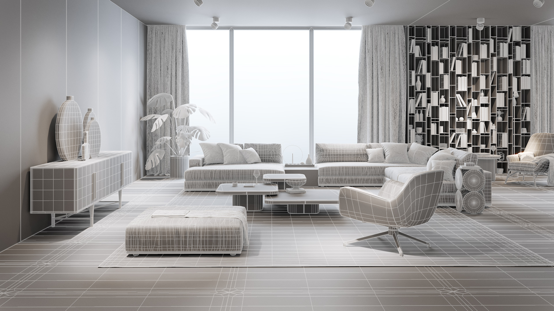 3D model interior octane render - TurboSquid 1538342