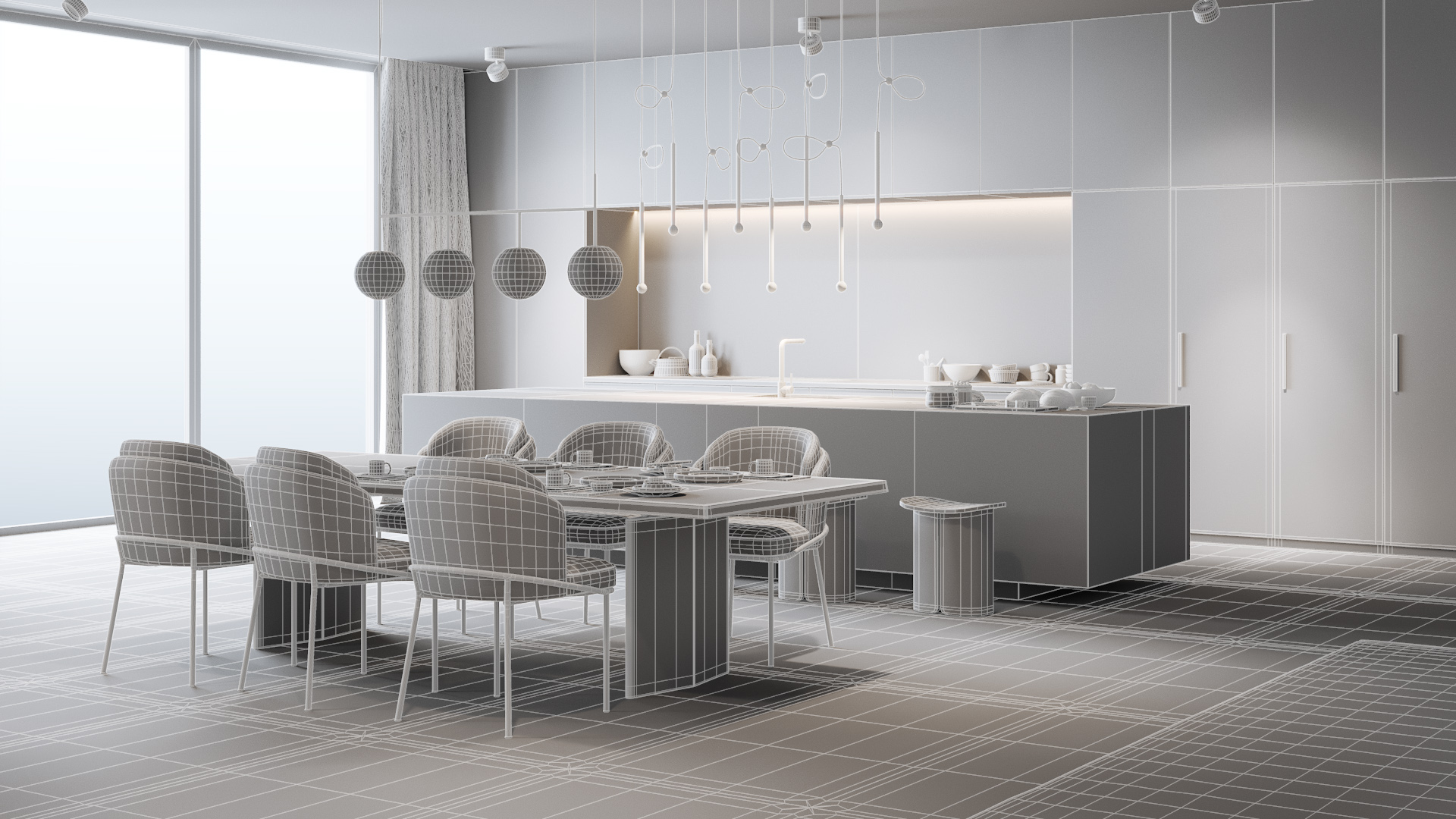 3D model interior octane render - TurboSquid 1538342