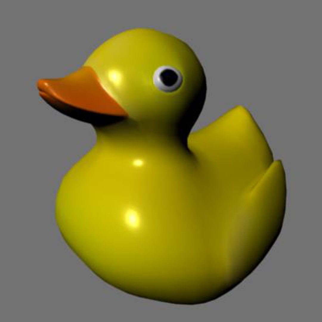 Rubber Ducky Duck Obj Free